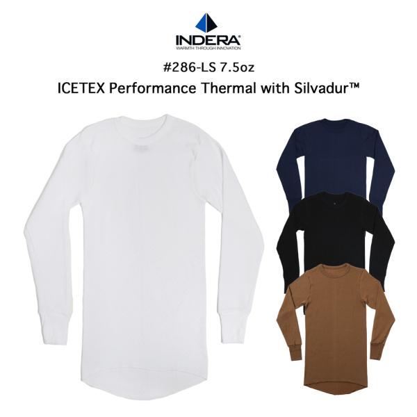 ■INDERA MILLS（インデラミルズ）#286-LS 7.5oz ICETEX Performance Thermal with Silvadurウェザー・アクティビティともに最強レベルのサーマルが、この「ICETEX」。一見普通にみ...