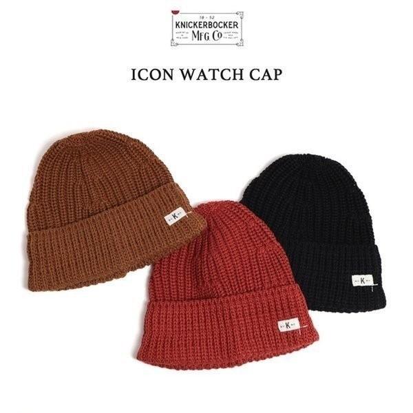 ■KNICKERBOCKER MFG.CO. ニッカーボッカー　アイコンワッチキャップ コットンニットキャップ■サイズ(cm) ONE SIZE 被り口の幅約23.0 深さ約18.0■生産国 ポルトガル■素材 コットン100%メール便配送 ...