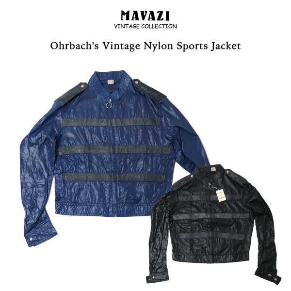 ■MAVAZI VINTAGE COLLECTIONOhrbach's Vintage Nylon Sports JacketOhrbach's(オーバック)は、主に衣料品とアクセサリーを中心とした手頃な価格が魅力のデパート。1923年に創...