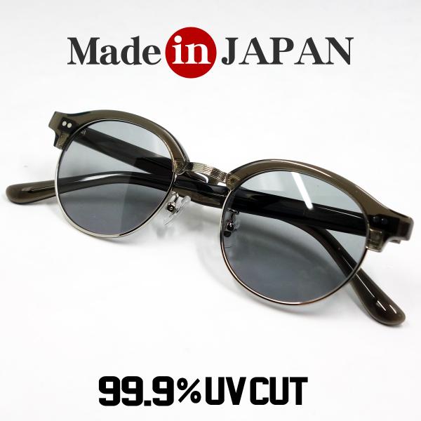 眼鏡の都・福井県鯖江市の職人ハンドメイドのセルフレームレトロな雰囲気のサーモントモデル無駄な装飾のないシンプルな定番デザインに仕上がってますレンズ交換可能なフレームですので度付きメガネやサングラス等のフレームとしてもオススメです。（当方では...