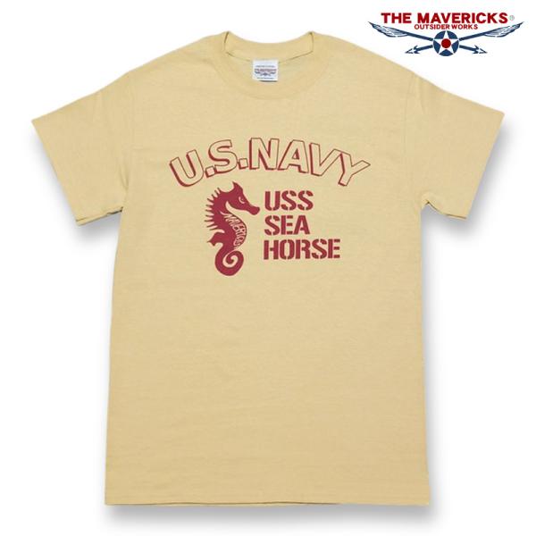 ★「THE MAVERICKS」スタンダードTシャツ・ヘヴィーウェイト6.1ozモデル★※「THE MAVERICKS OUTSIDERWORKS」は登録商標（登録番号：第6215840号）★「SUBMARINE」モデル★U.S.NAVY(...