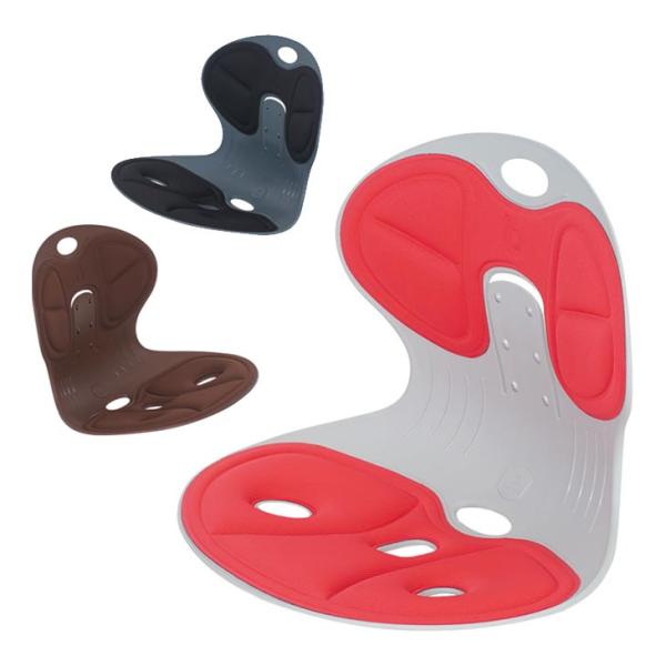 いつも座る場所に置くと長時間座っても腰が楽らく。てこの原理により座るだけで自然に背骨を押し上げ正しい姿勢に導く人間工学に基づくデザインで長時間座っても腰がラク。座るだけで背筋をまっすぐに。軽量・薄型なのに丈夫。中央の突起が腰に密着し押圧効果...