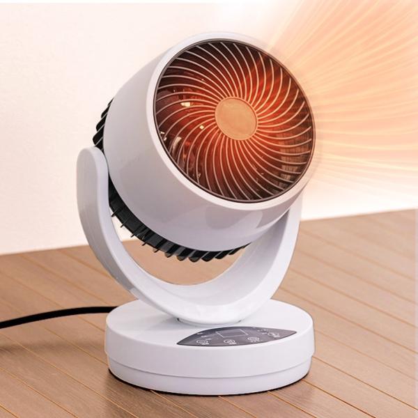 冬の暖房: 高熱（1200W）はパワフル温風でお部屋を暖房（約28〜40℃）。低熱（600W）も搭載。 夏の冷房: 冷風（35W）はサーキュレーターとして空気循環。エアコン併用で省エネ（約20〜25℃の風）。 梅雨・花粉対策: 高熱温風で室...