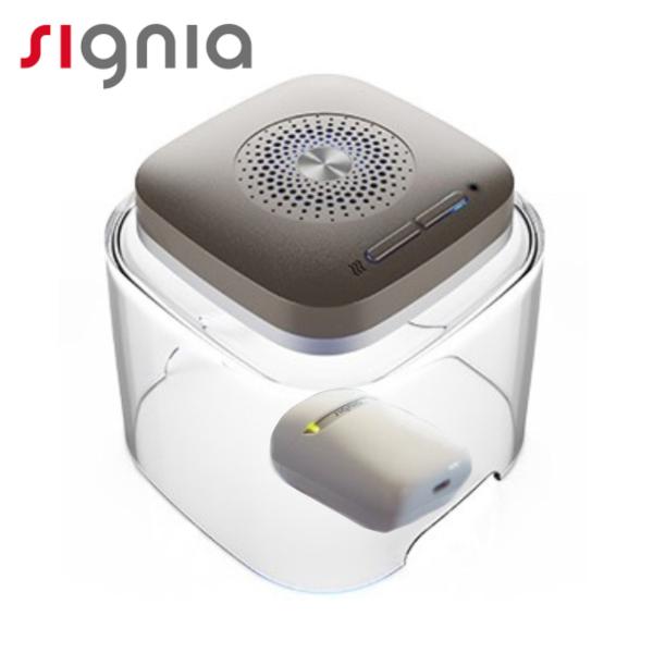 対流エアフロー採用でしっかり乾燥できる補聴器除菌乾燥機。充電器ごと入れて充電しながら乾燥・除菌ができる様々なUV除菌可能な小物にも使える特大サイズ。本体サイズ：W127×H115×D127mm乾燥剤不要で低ランニングコストUV除菌99%2 ...