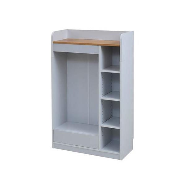 幅70 奥行29 本棚 4段 ジュニアラック ラック 引き出し