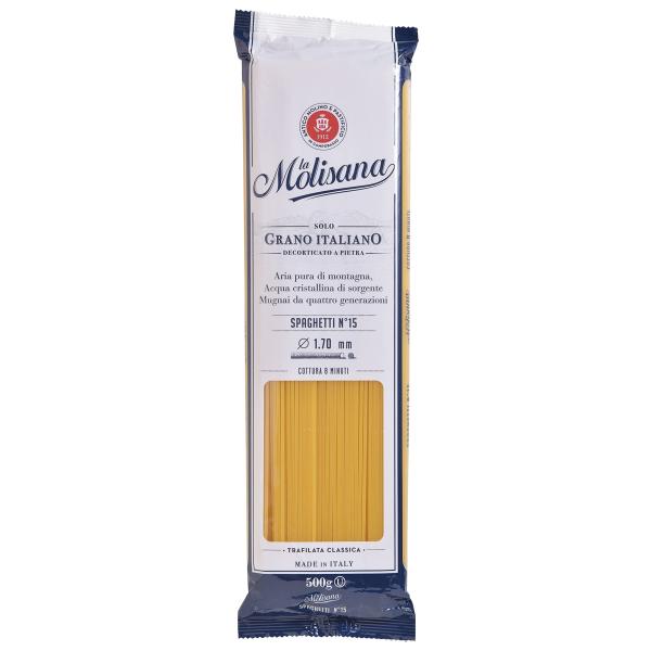 ラ・モリサーナ スパゲッティ1.7ｍｍ(Nｏ.15) 500ｇ ・2012年に創業100年を迎えた伝統あるパスタメーカーです。・一般的な太さのスパゲッティ。お好みに合わせてあらゆるソースと合わせられる汎用性の高いパスタです。・内容量：500...