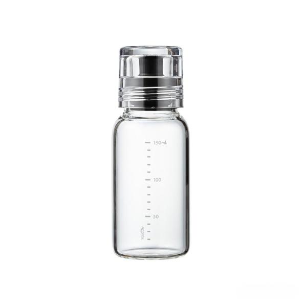 HARIO(ハリオ) ドレッシングボトルスリム 150ml 熱湯使用可能 ブラック DBSN-150-B ・【作る】オリジナルのドレッシングを作って、ボトルに保存できます。中身が見えるガラス製で、料理の気分も高まります。・【商品詳細】本体サ...