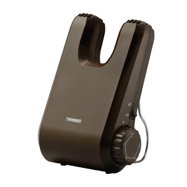 ツインバード 靴乾燥機 シューズドライヤー コンパクト 上履き 革靴 カビ ニオイ防止 脱臭 タイマー機能 ブラウン SD-4546BR ・【安心して使えるタイマー付き】最大20まで設定化の。消し忘れを防ぎます。・【折りたためるスタンド】ス...