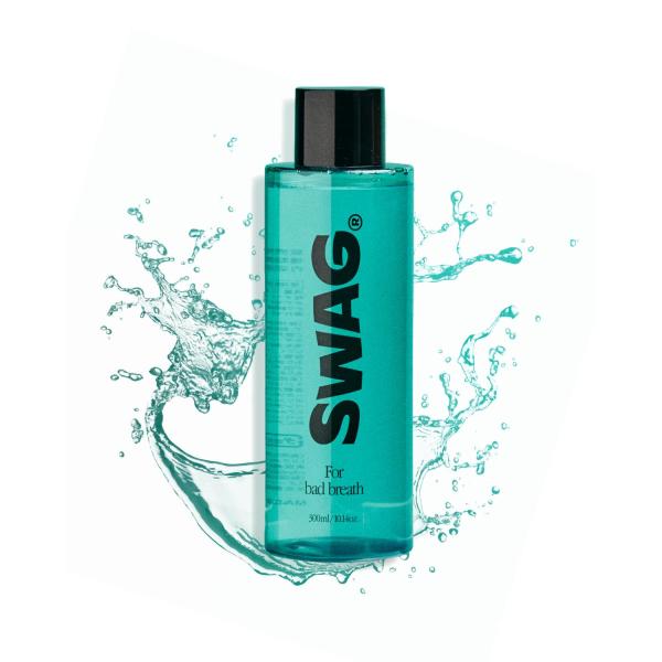 SWAG(スワッグ) Mouth wash For badbreath マウスウォッシュ 口臭ケア 洗口液 ・ぴったりフィットするように設計された人間工学に基づいたデザイン・内容量： 300g/10.14 oz・効果・効能：清涼感たっぷりで...