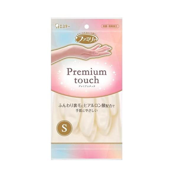 ファミリー エステー プレミアムタッチ ヒアルロン酸 S パールホワイト ・手肌にやさしいヒアルロン酸入り裏毛つきで保温性・着脱性に優れています。