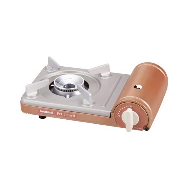 イワタニ Iwatani 岩谷 カセットフー カセットコンロ プチスリム3 メタリックコーラル CB-JRC-PS3 日本製 ・●色：メタリックコーラル●連続燃焼時間：約112分