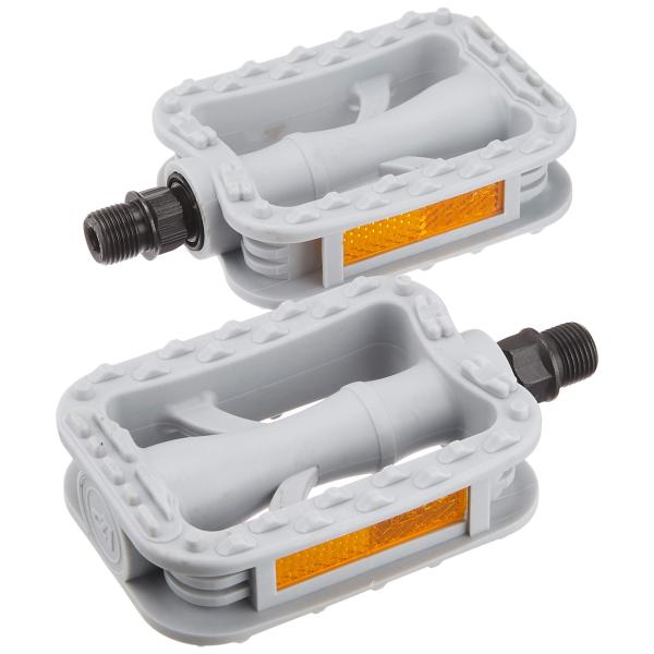 ブリヂストン(BRIDGESTONE) 自転車 ペダル 樹脂製 リフレクター付き グレー VPー308.A P4377 F460169GRC ・カラー:グレー・サイズ:18x12.7x7cm・型番:F460169・素材:樹脂・重量:348g