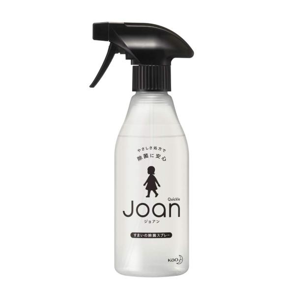 クイックル Joan(ジョアン) 除菌スプレー ノンアルコール 香り気にならない微香性 本体 300ml ・内容量:320 ml・商品サイズ (幅×奥行×高さ) :6cmx8.5cmx20.4cm