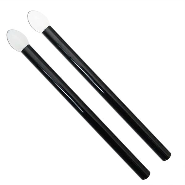 志々田清心堂 シリコンチップ ロング 日本製 2本入 ブラック SK-362 ・内容量:1セット・原産国:日本・商品サイズ (幅×奥行×高さ) :1×12×0.6cm・材質:(本体)AS樹脂、(チップ)シリコン