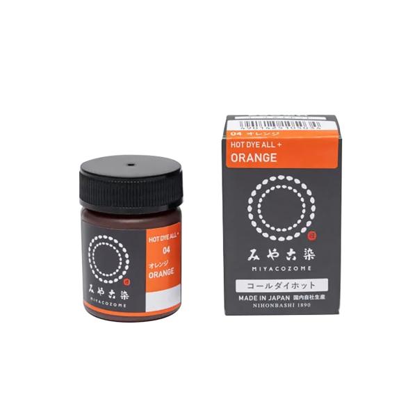 桂屋ファイングッズ(Katsuraya fine goods) みやこ染 お湯染色 コールダイホット ECO Col.4 オレンジ ・パッケージ重量: 0.02 kg・仕様:みやこ染・品番:-・色・柄:Col.4 オレンジ