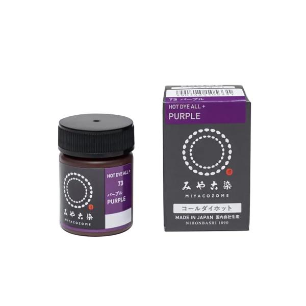 桂屋ファイングッズ(Katsuraya fine goods) みやこ染 お湯染色 コールダイホット ECO Col.73 パープル ・パッケージ重量: 0.04 kg・仕様:みやこ染・品番:-・色・柄:Col.73 パープル
