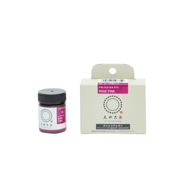 桂屋ファイングッズ(Katsuraya fine goods) みや古染 ECO染料 ポリエステルダイ ポリエステル100%繊維専用 Col.01 ローズピンク ・セット内容：染料20g、濃色促進剤20g、染め方説明書・仕様：染料・品番：1...