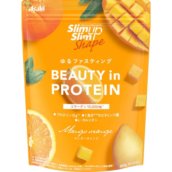 スリムアップスリムシェイプ BEAUTY in PROTEIN 300g 粉末 プロテイン アサヒグループ食品 ・※商品をご利用いただく際は、必ずお手元の商品の表示をご確認の上、ご使用ください。・パッケージ重量: 0.32 kg・フレーバー...