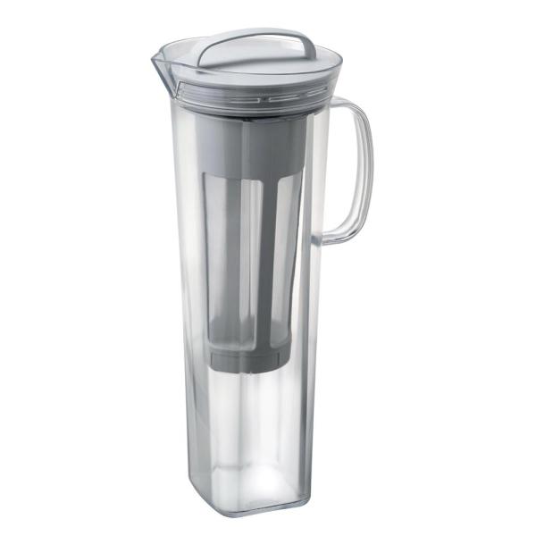 HARIO(ハリオ) コールドブリュー ティーピッチャー リリー 1200mL 水出しティー 水出しコーヒー 食洗機対応 トライタン ペールグレー CBL-12-PGR ・【ガラスのような透明感とトライタン製の丈夫さ】本体はトライタン製なの...