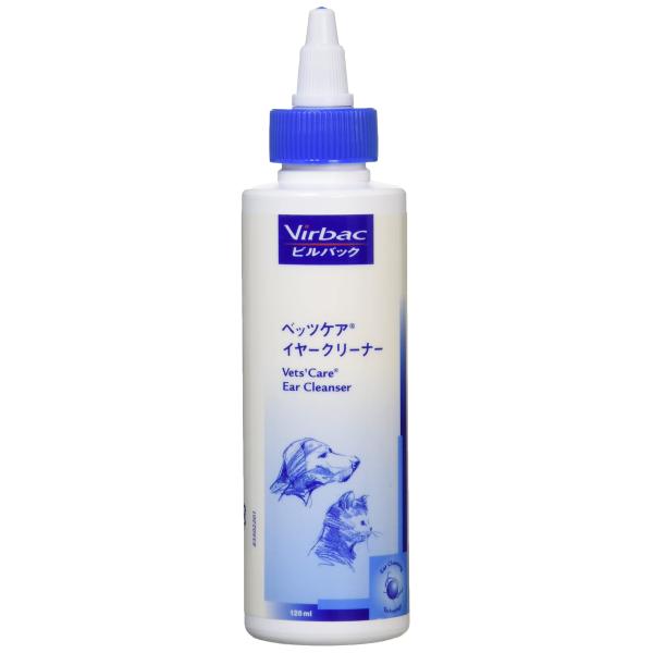 ビルバック (Virbac) ベッツケア イヤークリーナー 125ml ・原産国:フランス・本体サイズ (幅X奥行X高さ) :4×4×15.7cm・本体重量:0.15kg