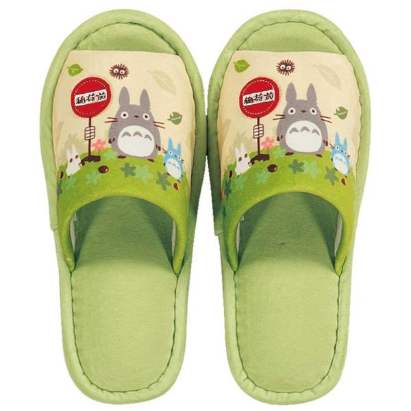 センコー(Senko) となりのトトロ なかま スリッパ グリーン トトロ totoro ジブリ トイレスリッパ 洗える フリーサイズ67343 ・フリーサイズ・洗濯の際は洗濯用ネット使用（タンブラー乾燥不可）・素材・材質:甲・中板: ポリ...