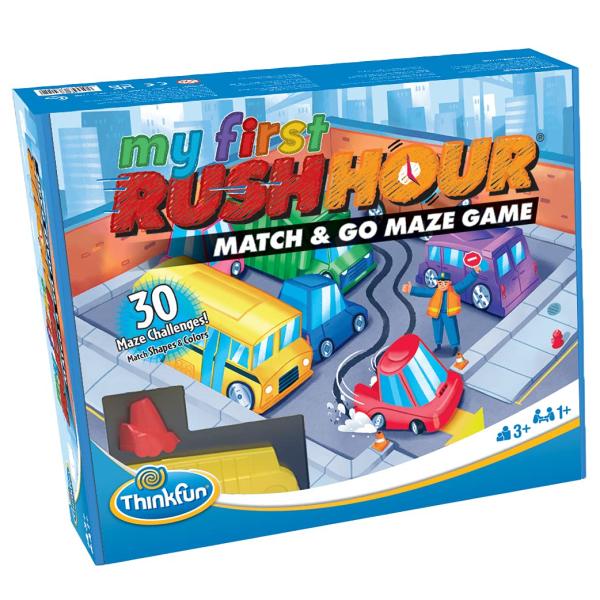 ThinkFun（シンクファン） ゲーム 『 マイファースト・ラッシュアワー 』 76411 対象年齢3歳~ 【渋滞脱出ゲーム MENSA認定ゲーム 問題解決力を鍛える テーブルゲーム 知育ゲーム プレゼント（誕生日/クリスマス）】 ・3歳...