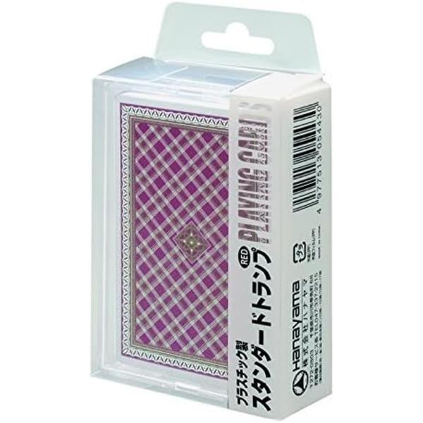 ハナヤマ(HANAYAMA) スタンダードトランプ RED プラスチック製 ブリッジサイズ 対象年齢 6才~ ・主な製造国 :中国・対象年齢 :6才以上