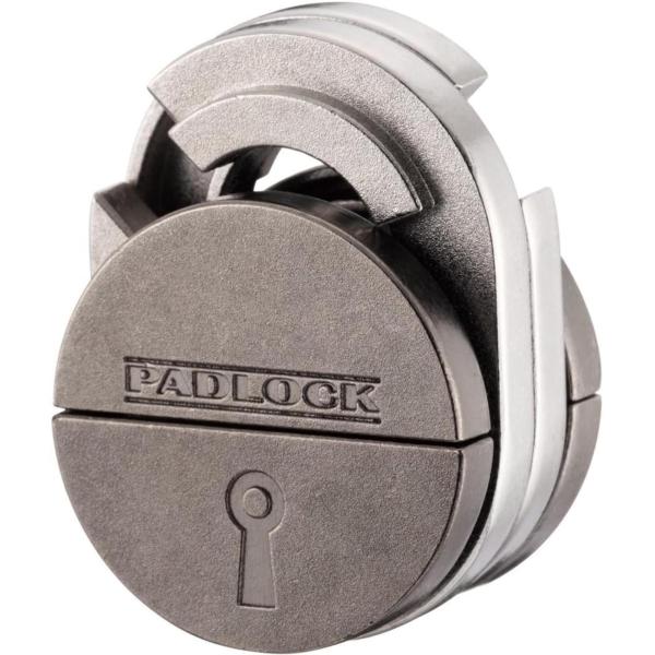 ハナヤマ(HANAYAMA) はずすパズル はずる CAST PADLOCK (キャスト パドロック) 【難易度レベル5】 ・【パズルテーマ】 頑・【作者】 JinHoo Ahn・【作者国籍】 韓国・【発売年】 2016・【難易度】 5