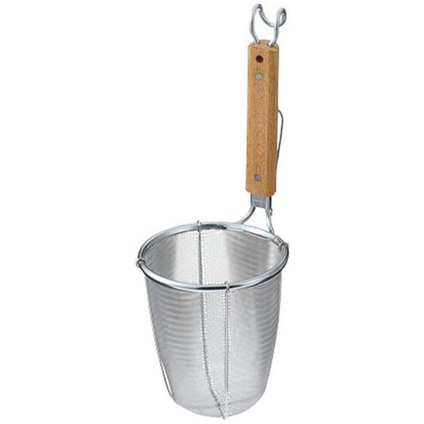<div class="product_wrapper">  <div class="title">スリースノー ラーメン専用 パワーてぼ 深型 18-8ステンレス 業務用 ラーメン 湯切りざる 燕三条 日本製 Th...