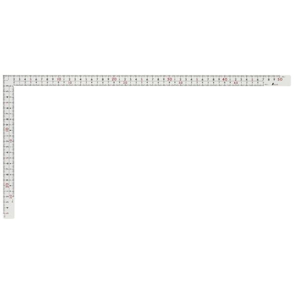<div class="product_wrapper">  <div class="title">シンワ測定(Shinwa Sokutei) 曲尺 厚手広巾 ホワイト 50cm 表裏同目 8段目盛 11161&lt...