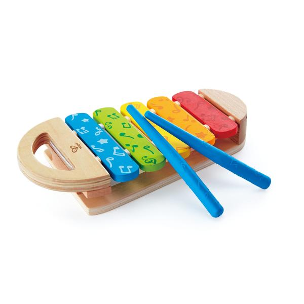 <div class="product_wrapper">  <div class="title">Hape(ハペ) にじいろシロフォン E0606</div>  <div class="capti...
