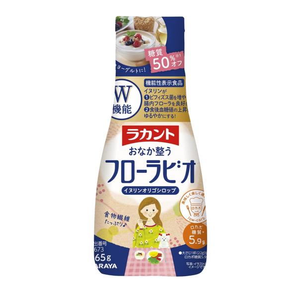 サラヤ ラカントフローラビオ 265g×2個 ・原材料:イヌリン（食物繊維）（オランダ製造）、マルチトールシロップ、イソマルトオリゴ糖シロップ/甘味料（ラカンカ抽出物）、保存料（ビタミンB1）・商品サイズ(高さx奥行x幅):14.7cm×8...