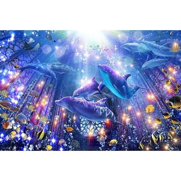 やのまん(Yanoman) 【日本製】1000ピース ジグソーパズル LASSEN ラッセン アクアティックコングリゲーション (50ｘ75cm) 10-1467 ピース請求ハガキ のり付き へら付き サービスカード付 ジグソーパズルのトリ...