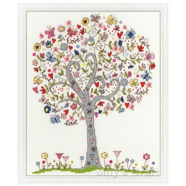 ★わかりやすい日本語解説付きです★【 キット内容 】  布（14-count white Zweigart社製 Aida） 刺繍糸（Madeira社製 cotton） 刺しゅう針　ビーズ　スパンコール　詳細図案　英文説明書　日本語解説　（フ...