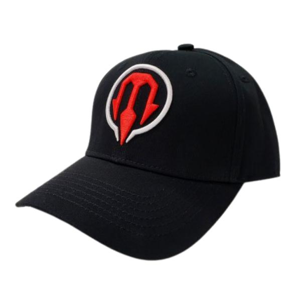 MAZA［マザ］ 3D キャップ　トライデント（黒）前面に３D刺繍を施したベーシックなベースボールキャップです。後ろにはMAZAのロゴ刺繍つき。素材：　綿 100％MAZA［マザ］ 3D キャップ トライデント（黒）　／　総合格闘技 ボクシ...