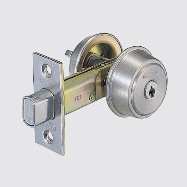 ゴールのチューブラ本締まり錠です。簡易キーS5ピン仕様、キー3本付き。