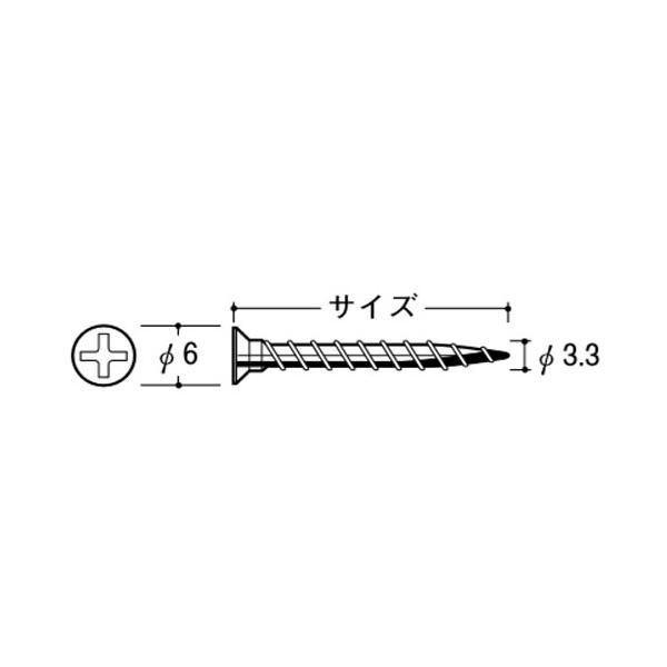 ロイヤルのサポート柱設置用のビスです。50本1組での販売です。