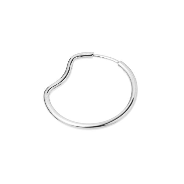 【アウトレット】マリア ブラック / MARIA BLACK / シングルピアスモデル：COPENHAGEN 20 HOOP 片耳サイズ：約縦2.5cm×横2cm素　材：スターリングシルバーカラー：SILVER シルバー品　番：copenh...