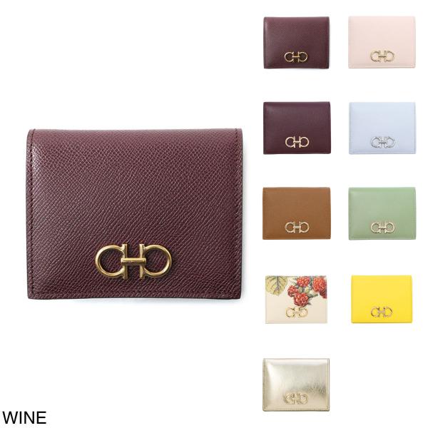 フェラガモ / FERRAGAMO / 2つ折り財布 小銭入れ付き【2026年春夏新作】サイズ：約縦11.5cm×横9cm×厚み2cm素　材：レザー品　番：22d780提　供：【返品送料無料】検索用： レディース CCBRN CCMLT C...
