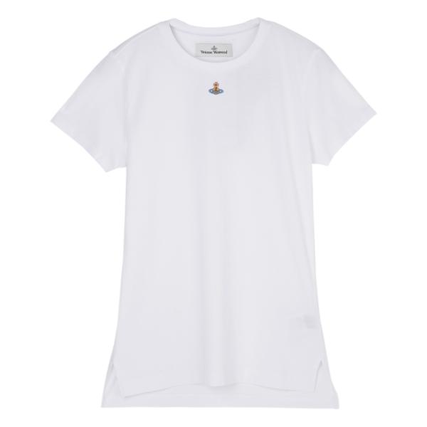 ヴィヴィアンウエストウッド / Vivienne Westwood / クルーネックTシャツモデル：ORB PERU T-SHIRTサイズ：S, M素　材：表地:100%コットン / リブ部分:98%コットン 2%エラステインカラー：WHI...