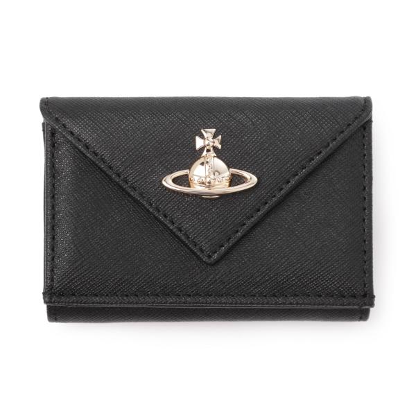 ヴィヴィアンウエストウッド / Vivienne Westwood / 3つ折り財布 小銭入れ付き【2025年秋冬新作】モデル：ENVELOPE BILLFOLD WITH POCKETサイズ：約縦7cm×横10cm×厚み3cm素　材：レザ...