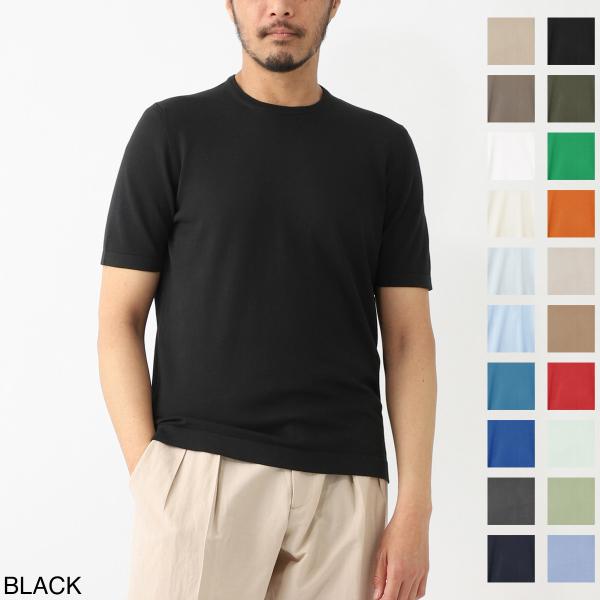 グランサッソ / Gran Sasso / クルーネック半袖ニット【2025年春夏新作】モデル：PARICOLLO M/M 12Gサイズ：44, 46, 48, 50, 52, 54素　材：表地:100%コットン品　番：58138 1812...