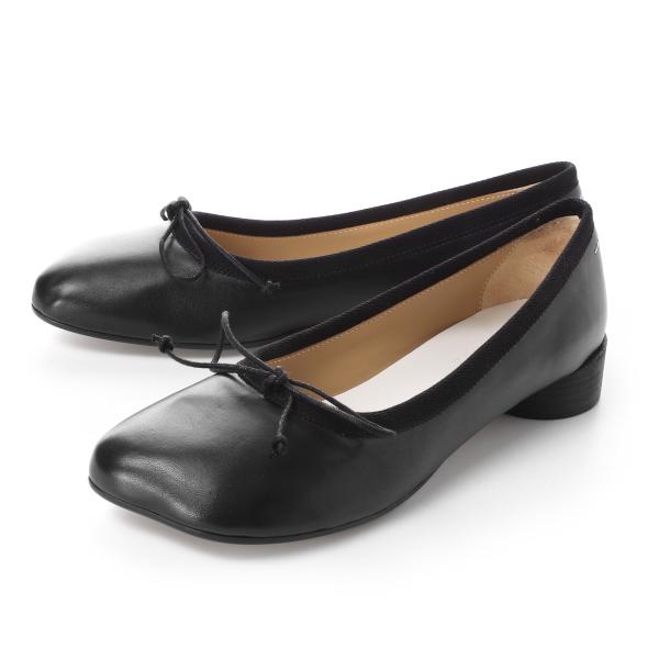 エムエム 6 メゾンマルジェラ / MM6 Maison Margiela / バレエシューズ / フラットシューズモデル：ANATOMIC BALLERINASサイズ：36, 37, 38, 39素　材：アッパー:レザー / 一部:ファブ...