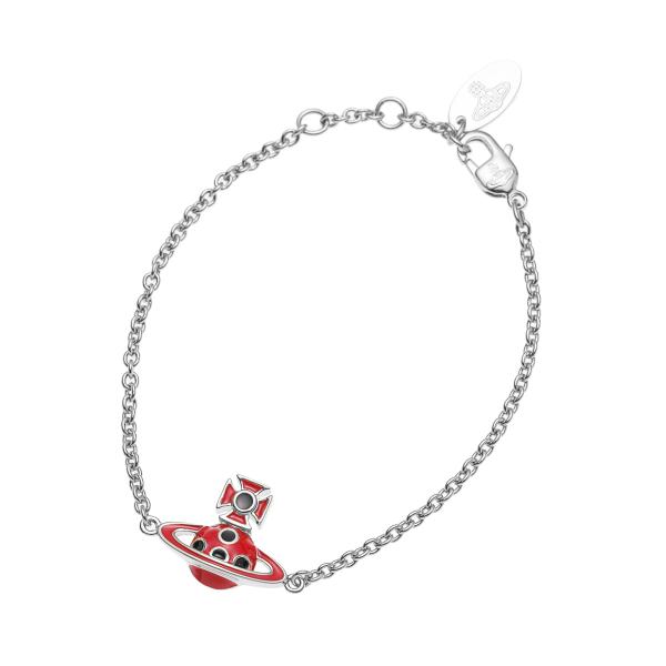 【アウトレット】ヴィヴィアンウエストウッド / Vivienne Westwood / ブレスレット【2025年春夏新作】モデル：SYLVANA BAS RELIEF ORB BRACELETサイズ：約最小15cm×最大17cm素　材：ブラ...