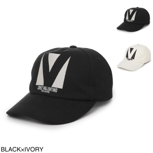 【5万円均一】ヴァレンティノガラヴァーニ / VALENTINO GARAVANI / ベースボールキャップモデル：CHEZ VALENTINO COTTON BASEBALL CAP WITH EMBROIDERYサイズ：58, 59素　...