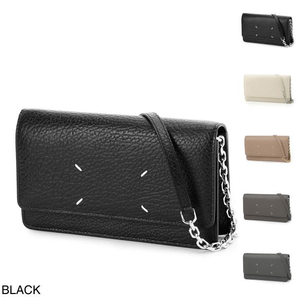 メゾンマルジェラ / Maison Margiela / 長財布 小銭入れ付き / チェーンウォレットモデル：WALLET ON CHAIN MEDIUMサイズ：約高さ11.5cm×上辺19.5cm×底辺19.5cm×奥行3.5cm×ショル...
