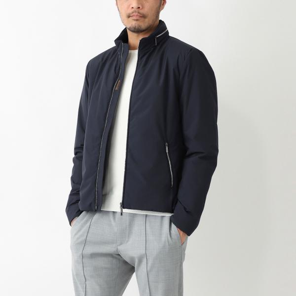 ムーレー / MOORER / ジップアップジャケット / ブルゾンモデル：ALCIDE-STPサイズ：44, 46, 48, 50, 52素　材：表地:100%ポリエステル / 裏地:50%ポリアミド 50%ポリエステルカラー：BLU ブ...