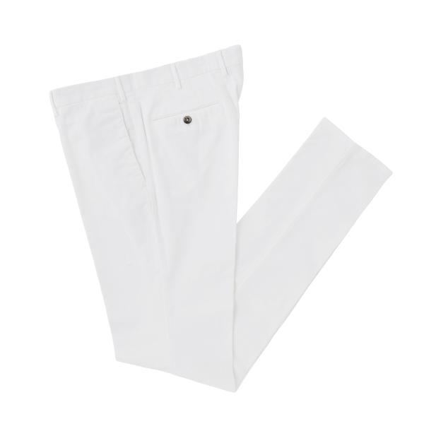 【訳あり】【アウトレット】ピーティートリノ / PT TORINO / ノープリーツ スラックスモデル：SUPERSLIM FITサイズ：46素　材：表地:98%コットン 2%エラステインカラー：WHITE ホワイト品　番：codt01z0...