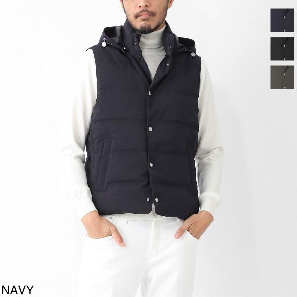 【アウトレット】モンテコーレ / Montecore / ダウンベスト【2025年秋冬新作】モデル：F09MUWX806サイズ：46, 48, 50, 52素　材：表地:91%ポリエステル 9%エラステイン / 裏地:100%ポリアミド品　...