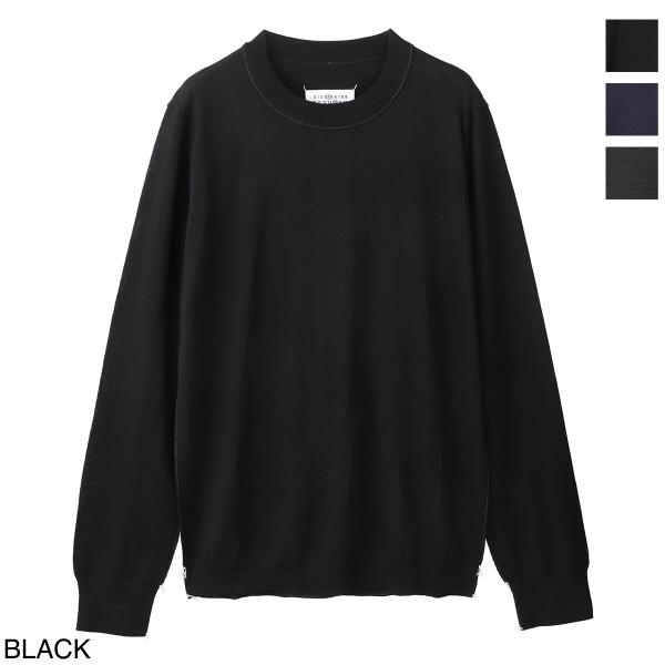 メゾンマルジェラ / Maison Margiela / クルーネックニットサイズ：S, M, L, XL素　材：表地:98%ウール 2%コットン品　番：i1ha0002 17782提　供：【返品送料無料】検索用： メンズ CCBLK CC...